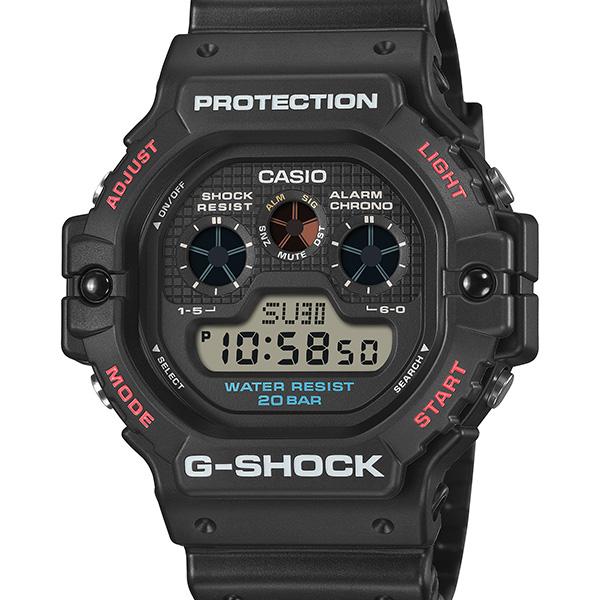 メーカー：CASIO カシオ G-SHOCK ジーショック gshock Gショック g-ショック　製品名：DW-5900U-1JF　JANコード：4549526418853　本体サイズ(高さ×幅×奥行)：51.4×46.8×15.5　本体...