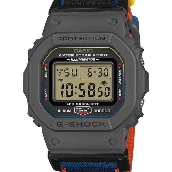 メーカー：CASIO カシオ G-SHOCK ジーショック gshock Gショック g-ショック　製品名：DW-5600MNC-8A2JF　JANコード：4549526408175　本体サイズ(高さ×幅×奥行)：48.9×42.8×13....