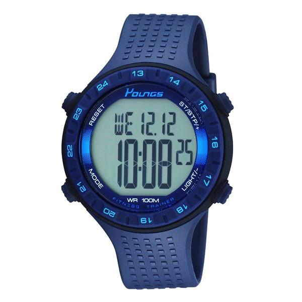 メーカー：YOUNGS ヤンズ製品名：YP11562-03JANコード：4961136979010説明1 仕様：クオーツ　ケース素材：ＡＢＳ　風防素材：アクリルガラス説明2 バンド素材：ポリウレタン説明3 防水：10気圧防水　説明4 歩数計...