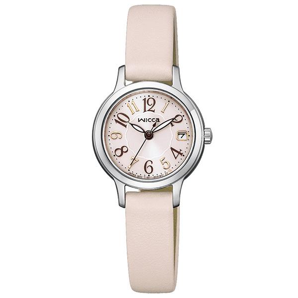 メーカー：CITIZEN シチズン wicca ウィッカ　製品名：KH4-912-90　JANコード：4974375507081　ケースサイズ：24.0mm　ムーブメント：ソーラー　バンド素材：合成皮革(ECOPET)　防水：5気圧防水　ガ...