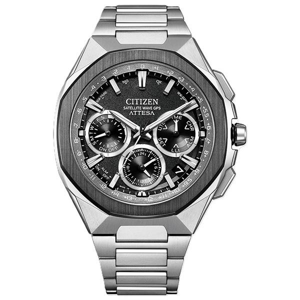 メーカー：CITIZEN シチズン ATTESA アテッサ　製品名：CC4104-53E　JANコード：4974375528956　ケース/サイズ：スーパーチタニウム/横幅44.0mm 厚み13.7mm　ムーブメント：光発電エコ・ドライブ　...