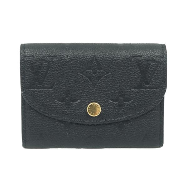 【栄】ルイヴィトン M81455 ポルトモネ ロザリ モノグラム アンプラント コインケース RFID ブラック 黒 財布 箱【↓ 詳しいスペックは下の商品説明をご確認下さい ↓】