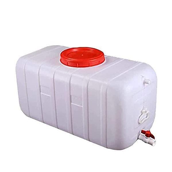 2025 貯水タンク、水貯蔵大型ウォータータンク 25L / 50L / 100L / 150L / 200L / 300Lキャンプハイキング飲料水ボトルバケツ家庭用洗車機 汲み 容器 緊急家庭用25L：44*27*27cm50L：60*3...