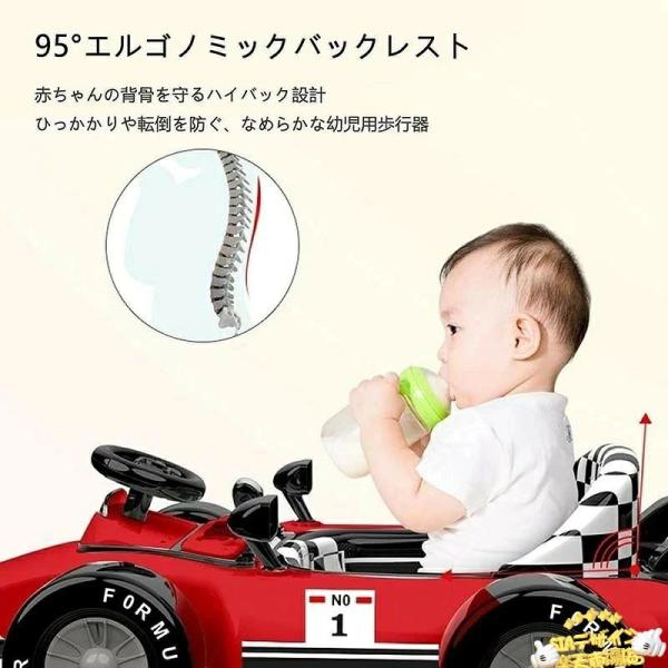 【 F1型の 3way ベビーウォーカー 】 【 乗り物 / 歩行器 / ウォーカー 】 タイヤやハンドルなどリアルにデザインされていてかっこいい！ ボタンを押すと、楽しい音と光で、子どもたちの笑顔を作り出します。 軽量でコンパクトに折りた...