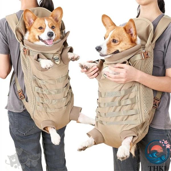 ペットバッグ 抱っこバック 抱っこ紐 おんぶひも 犬用 ペットキャリー 厚地 リュック型 通気性抜群 アウトドア 旅行 お出かけ便利 調整可能 中型犬 大型犬 おしゃれ 送料無料短納期 ペットバッグ 抱っこバック お出かけや旅行に♪リュック...