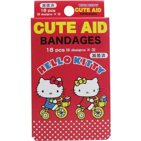 日本製 CUTE AID 絆創膏 バンドエイド キャラクター ばんそうこう 18枚入 :cute-aid:上原薬局 - 通販 - Yahoo ...