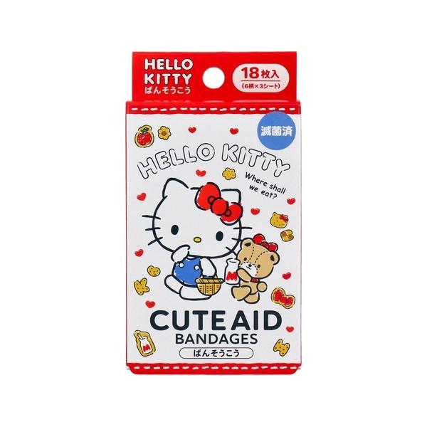 日本製 CUTE AID 絆創膏 バンドエイド キャラクター ばんそうこう 18枚入 :cute-aid:上原薬局 - 通販 - Yahoo ...