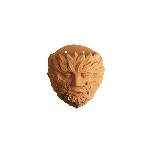 ウィッチフォード　Whichford　 テラコッタ　壁掛けプランター　オーナメント　GreenMan　グリーンマン中世の彫刻にインスピレーションを得たデザイン。春に始まる再生、サイクルの象徴として神話や自然の神々と関連づけられ、12世紀初頭...
