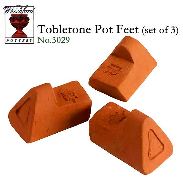 ウィッチフォード＜Whichford Pottery＞ ガーデンツールPOTFEET《ポットフィート》3個セット植木鉢をのせる台として、3個を目安に使います。（大きな鉢は4個など）地熱を軽減したり害虫などの侵入を防ぐ役割があります。
