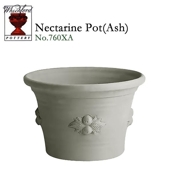 【発売日：2024年06月07日】ウィッチフォード　植木鉢＜Whichford Pottery＞ NECTARINE POTASH《ネクタリンポット　アッシュ》10号鉢相当ウィッチフォードポタリー創業時からのロングセラーデザイン、アッシュカ...
