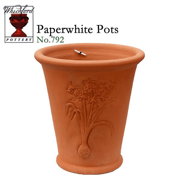 【発売日：2025年10月24日】ウィッチフォード Whichford Pottery ペーパーホワイトポット 6号相当 PAPER WHITE POTS