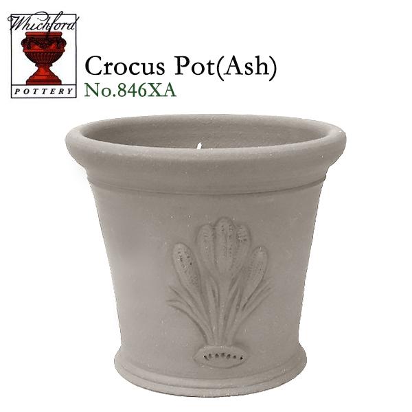 【発売日：2025年10月24日】ウィッチフォード テラコッタ 植木鉢　クロッカスポット　アッシュ　5.5号相当英国製 　Cocus Pot Ash