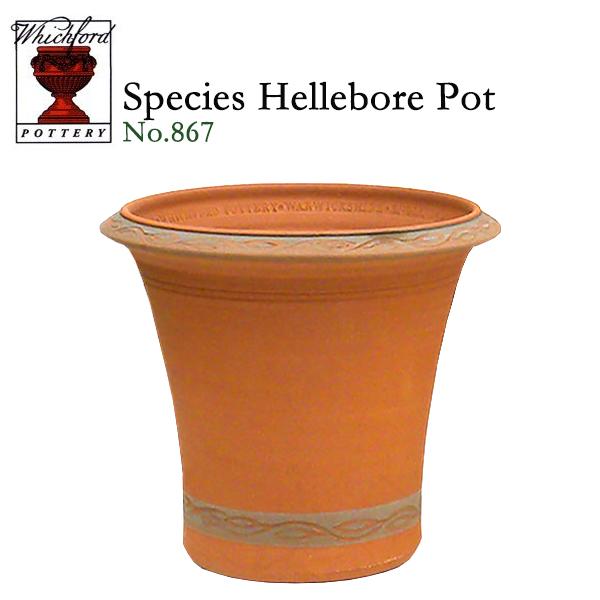 【発売日：2025年10月24日】ウィッチフォード Whichford Pottery スペーシーズヘレボーポットSPECIES HELLEBORE POT 10号鉢相当原種系のクリスマスローズを想定した鉢です使いやすく様々な植物にも対応し...