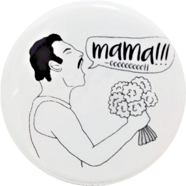 大きさ　直径約3.8cｍの裏安全ピンタイプになります。素人採寸ですので多少の誤差はご了承くださいませ。※お客様が見られる環境により画面上と実物では多少色具合が異なって見える場合もございます。予めご了承下さい。