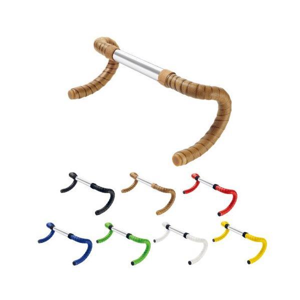 すべての天候で快適に使用できる優れたグリップ力と、耐久性を備えた快適なラバー素材を使用したバーテープ。色: BLACK / BLUE / RED / GREEN / YELLOW / WHITE / NATURALラバーバーエンドプラグ付属...