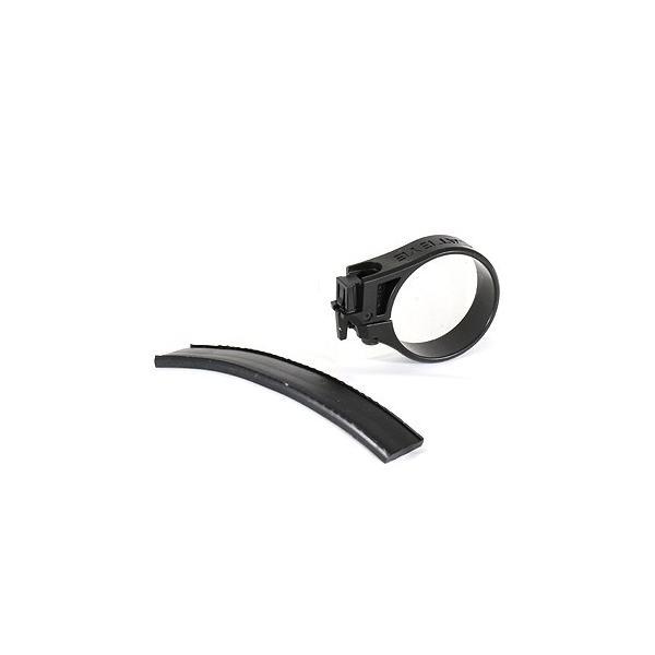 QUICK (CC-RS100W) がワンタッチで着脱できる専用ブラケットセンターオフセット設計付属のブラケットゴムパットを取り外してオーバーサイズハンドルに取り付ける事が可能取付対応径：31.8mm、25?26mm※ご注文の前にご確認くだ...