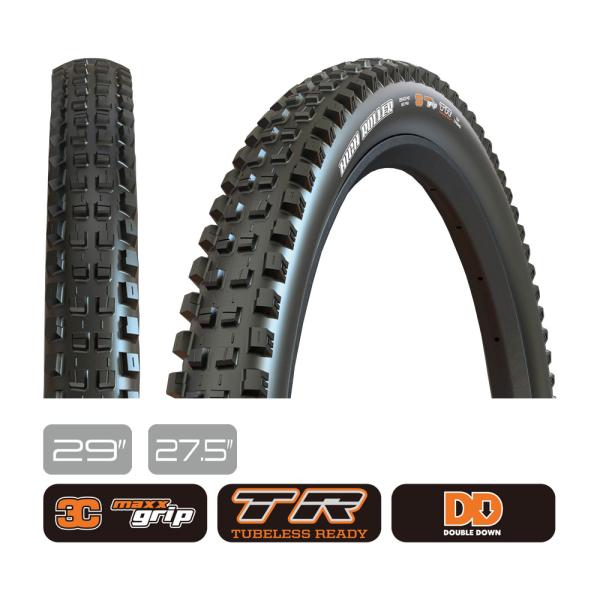 MAXXIS (マキシス) High Roller ハイローラー ダブルダウン MTBチューブレスレディタイヤワールドカップ ダウンヒルサーキットでテストされ、成功を収めている「ハイローラー」。粘着性の高いマックスグリップ コンパウンドを採...