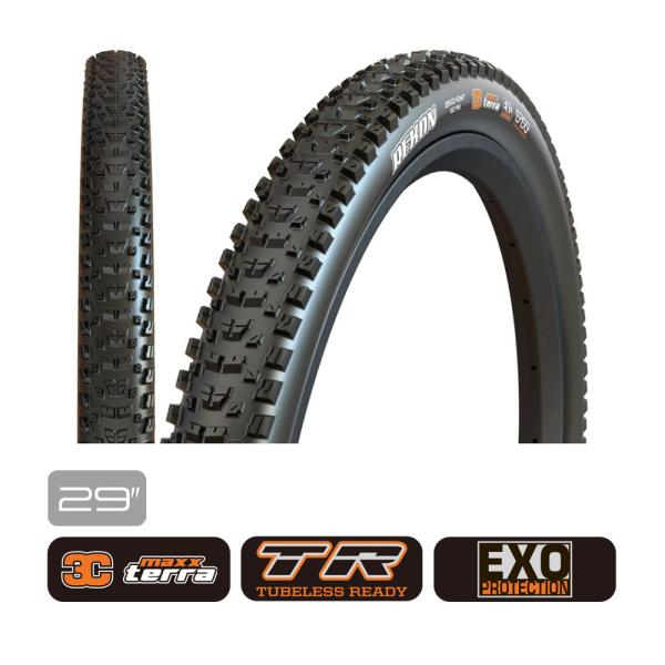 MAXXIS (マキシス) Rekon リーコン 3Cマックステラコンパウンド/EXOケーシング MTBチューブレスレディタイヤテクニカルなXCおよびライトなトレイル向けに設計されたセミブロック系MTBタイヤです。EXOプロテクションにより...