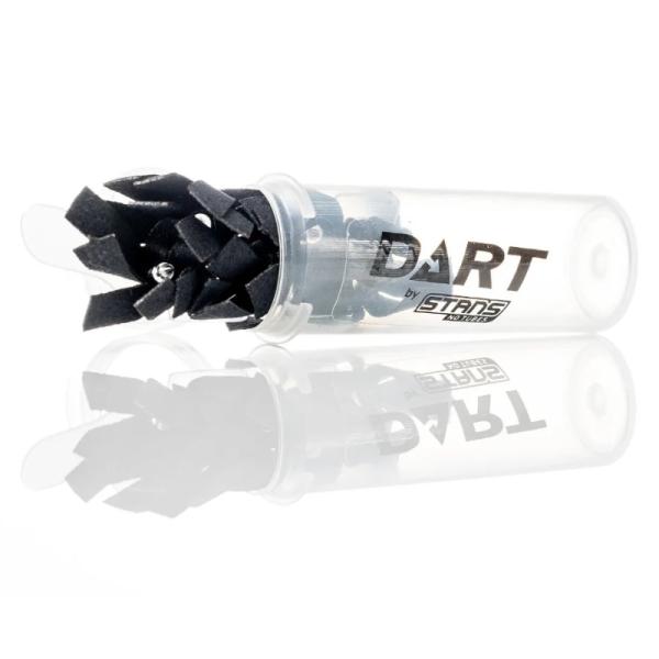 ・黒い樹脂素材を埋め込んだ後は切り取り不要・DART×5（クリアケース入り）