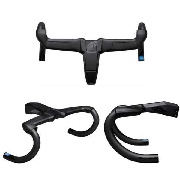 カラー：ブラック材質：カーボンドロップ形状：コンパクト対応コラム：1-1/4、1-1/8(付属シム使用)ドロップ：132mmリーチ：80mm下ハンドルフレア：5度参考重量：395〜405gサイズステム長:105mm/ハンドル幅(STI部分幅...