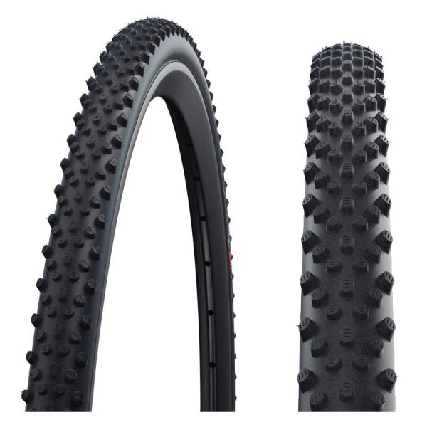 スリッピーな泥地や砂地のコースを得意とし、高めのノブはウェットやマッドコンディションにおいて、その効果を発揮します。UCI車両規定適合サイズ(700x33C)のシクロクロス向けタイヤで、チューブレスイージーでご使用いただけます。カラー：ブラ...