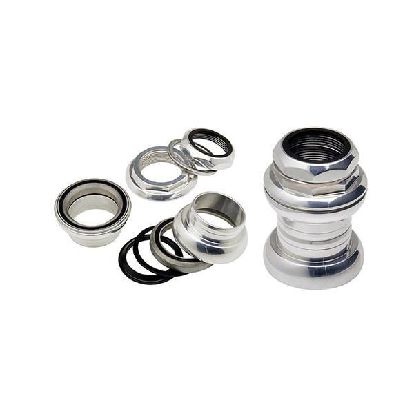 ボディーに6061-T6アルミを採用しスーパーポリッシュ仕上げとメッキ加工を施し、軽量且つ強靭。カートリッジベアリングを採用。スレッド(ねじ切り)スタックハイト : 35.3mm(上24.0・下11.3)質量:87gカラー:スーパーポリッシ...