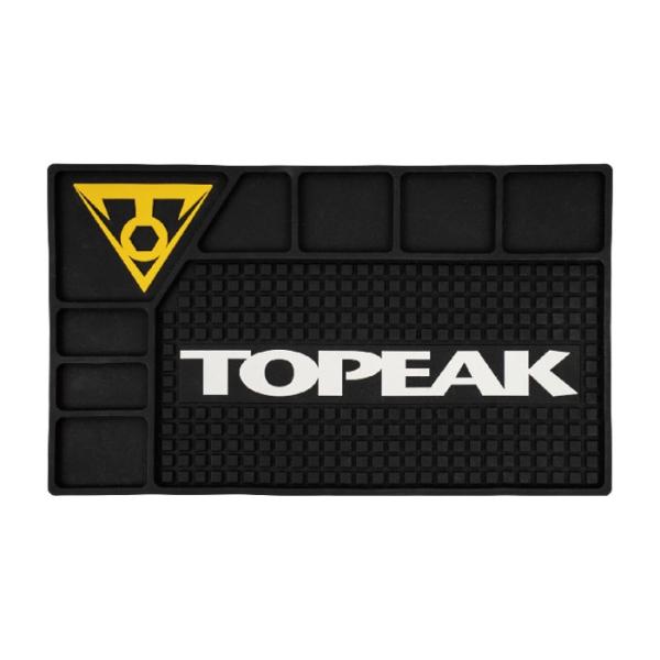 TOPEAK (トピーク) WORKBENCH PAD ワークベンチパッド メンテナンスパッド部品のオーバーホールや精密な整備の作業性を向上する、デスク上での作業に最適なメンテナンスパッドです。最大の特徴は、天面に配置された仕分け用部品トレ...