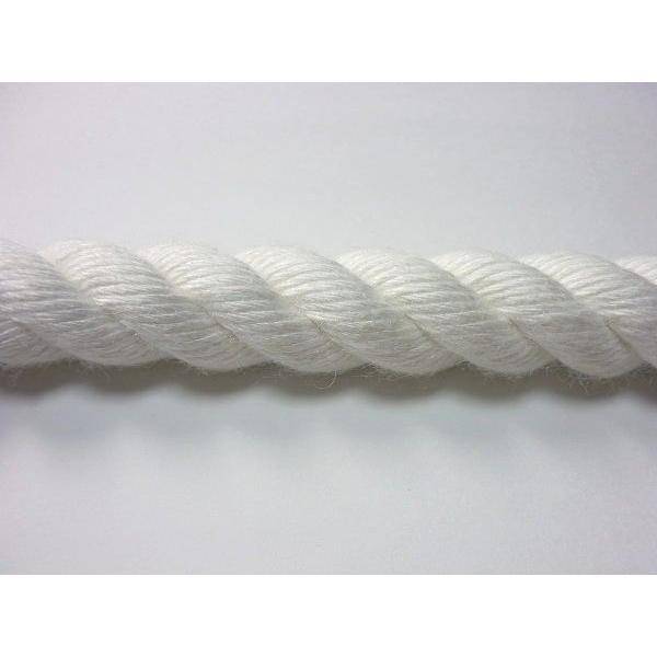 レジャーボートの係船索やアンカーロープ、工事現場等、幅広い用途（汎用性）水に沈む性質を有しておりますので船舶、漁業、マリン用として最適直径20mm （20ミリ）　　　打ち方(撚り方) 3打（3つ打ち）切売り、切り売り、切売、オーダーカット、...