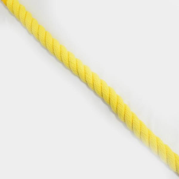 スパンエステルロープ、ポリエステルロープの色付きタイプのカラーロープ装飾（インテリア）から園芸用、造園用、一般作業用まで各種用途に最適原糸から染めておりますので染めムラが少ないロープ切売り、切り売り、切売、オーダーカット、カット。綿やクレモ...