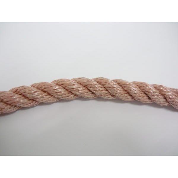 安価で軽量かつ強度にも優れたロープ繊維ロープの中でも比重が軽く水に浮きます水に濡れても硬くなりにくく、漁業、船舶、荷役に最適素材特性上、紫外線に弱く、経年劣化による摩耗が他の素材より劣ります。PPロープ カッチロープ PPカッチロープ 作業...