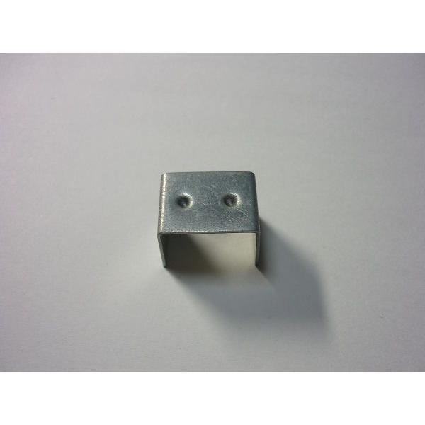 幅20mm〜22mmタイプに最適ゴムチューブ　トラックシート用ゴムの金具ばら売り バラ売りコ型金具 コノ字