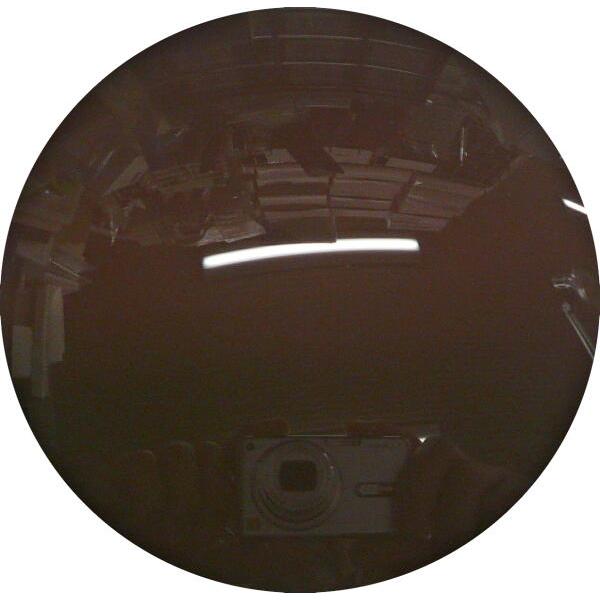 ＣＲ３９プラスチックレンズＵＶカットブンウン８０％　可視光線透過率19％レンズカーブ：５、８カーブDE※画像2は透かした状態