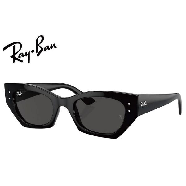 【型番】RB4430F 667787【フレームカラー】ブラック【レンズカラー】ダークグレー 可視光線透過率：１０．１％【Ａ】レンズ横幅：５２　(４カーブ)【Ｂ】レンズ縦幅：３７【Ｃ】鼻幅：２２【Ｄ】フレーム全幅：約１３８（テンプル内寸）　約...