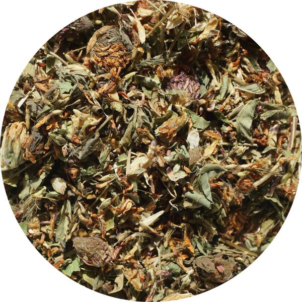 原産国：アルバニア原材料：レッドクローバー形態：袋入り賞味期限：300日保存方法：直射日光・高温多湿を避け、冷暗所にて密閉保存下さい。開封後はどうぞお早めにご使用下さい。レッドクローバーは、ヨーロッパ原産のハーブで、日本では「ムラサキツユク...