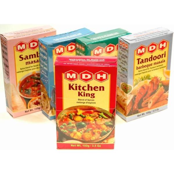 原産国：インド原材料：コリアンダー、クミン、チリ、ターメリック、ブルックペッパー、クラーブ,フェネグリーク、塩、ナツメッグ、ジンジャーカルダモン、シナモン、ローレル,豆、フェンネル、キャラウェイ、マスタード、ガーリック、オニオン、メース、ア...