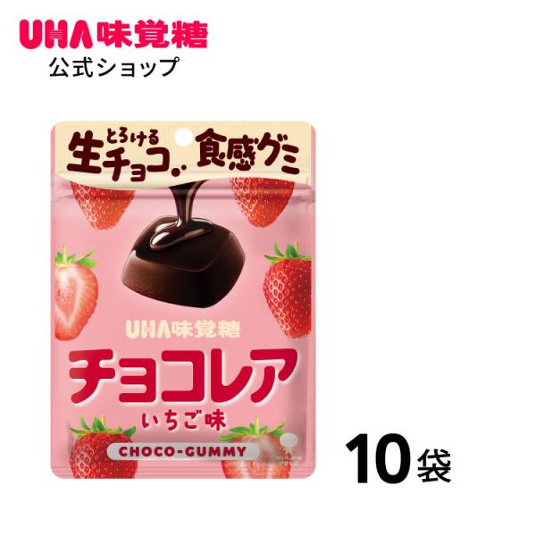 生チョコ食感グミ！？●いちご味チョコレートにマッチするフルーツとして人気の高いいちご味です。いちごのほどよい酸味が加わることで、チョコレートの甘みや深さをより感じることができます。●まるで生チョコ食感噛むと口の中でとろ〜っとろけるなめらか食...