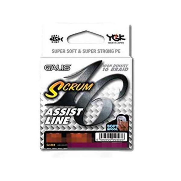 16本編みのアシストラインが、より繊細なジギングを可能にする。タフな状況下でのジギングでは、ジグやフックはもちろんの事、アシストラインも含めたトータルバランスが釣果を左右する。極めて柔軟なPEマテリアルを16本編みする事により、従来よりも表...