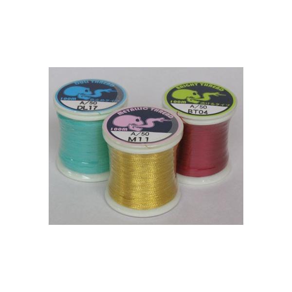 ★ガイドのラッピングに最適なポリスレッドです。強度にすぐれ、ラッピング時の毛羽立ちがほとんどありません。●DULL THREAD／ダル スレッド（ブルーラベル）★色止めタイプ・・・コーティング後に色沈みがほとんどなく、下地が透けないタイプ注...