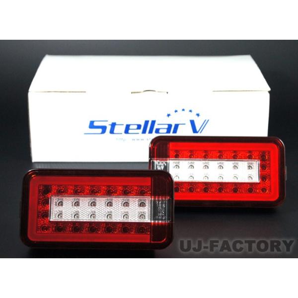 商品番号：SCRC-01適合車種：マツダ スクラム型式：DG63T/DG16T年式：2002/5〜【 商品に関して 】軽トラ！プレミアムクオリティ・フルLEDテール「保安基準適合」で世界基準認証の「Eマーク」表示だからできる、安心の「2年保...