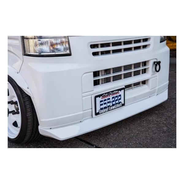 ブランド：CLS VS　（バンシリーズ)品名：フロントスポイラー（ビス付属）適合：スズキ　エブリィバン　DA64V /マツダ　スクラム　DG64V /日産 NV100クリッパー DR64V材質：FRP製品　未塗装　黒ゲルコート仕上げ納期につ...