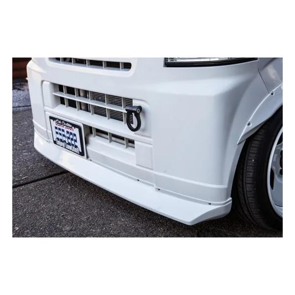 ブランド：CLS VS　（バンシリーズ)品名：フロントスポイラー（ビス付属）適合：スズキ　エブリィバン　DA64V /マツダ　スクラム　DG64V /日産 NV100クリッパー DR64V材質：FRP製品　未塗装　黒ゲルコート仕上げ納期につ...