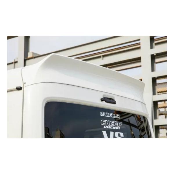 ブランド：CLS VS　（バンシリーズ)品名：リアウイング適合：※ハイルーフ専用スズキ　エブリィ DA17V マツダ スクラム DG17V ニッサン NV100 DR17V材質：FRP製品　未塗装　黒ゲルコート仕上げ納期について：受注生産の...