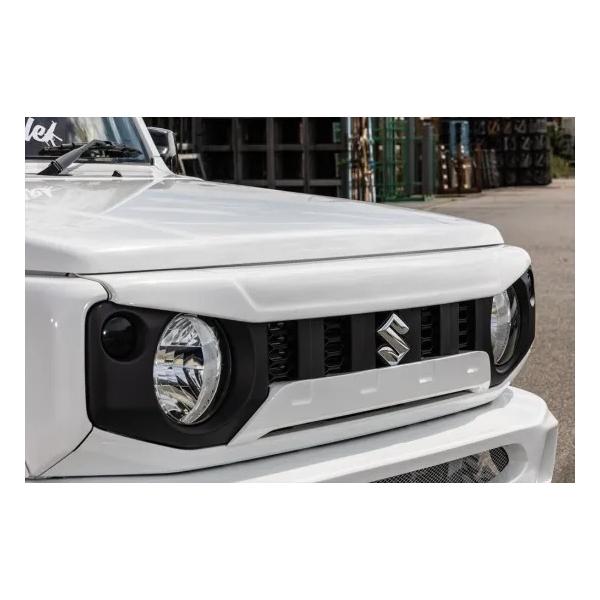 ブランド：CLS UP(シーエルエスアップ)　品名：グリルロワパネル　適合：スズキ　ジムニー JB64　ジムニーシエラ JB74　材質：FRP製品　未塗装　黒ゲルコート仕上げ納期について：受注生産のため、通常4~5週間をいただいております。...