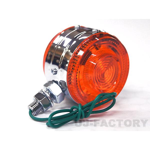 純正品を忠実に再現した高品質のタイコ型ウインカーです。【適合車種】KAWASAKI W1(W650)モンキー等ミニバイクに取り付けしても可愛いと思います♪※型式により適合車種が異なりますので、ご購入前に車体の形状・型式を必ずご確認下さい。ま...