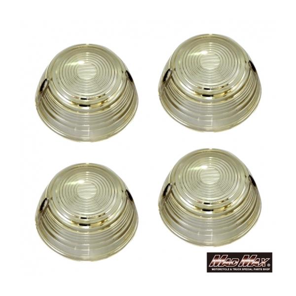 ホンダ CB400/CB750four 純正タイプ 黄ばみ ウィンカーレンズ。純正の形状を再現したウインカーレンズです。※バルブは付属しておりません。【主な適合車種】CB750K0〜K6/CB400F/CB400T/CB350F/CB250...