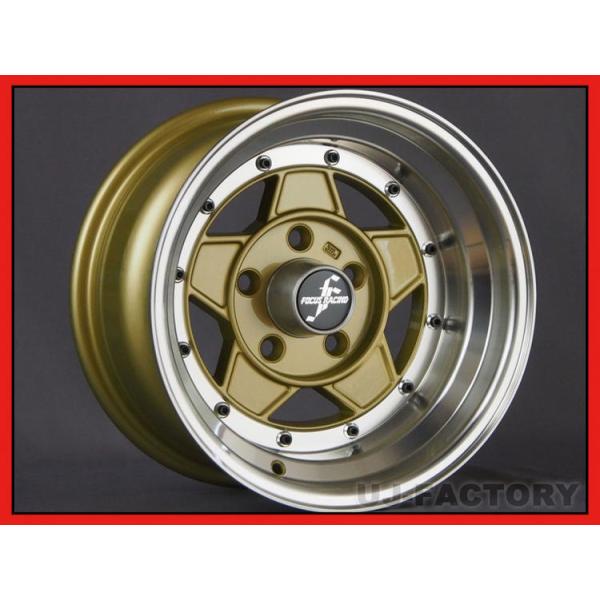 【　商品データ　】サイズ：14×9J OUTSET：-25P.C.D：114.3-5Hカラー：ゴールド※ゴムバルブ付/センターキャップは付属しません。旧車　コーリン COLIN 　5穴●対応発送方法：宅配便(全国無料)※代金引換はご利用いた...