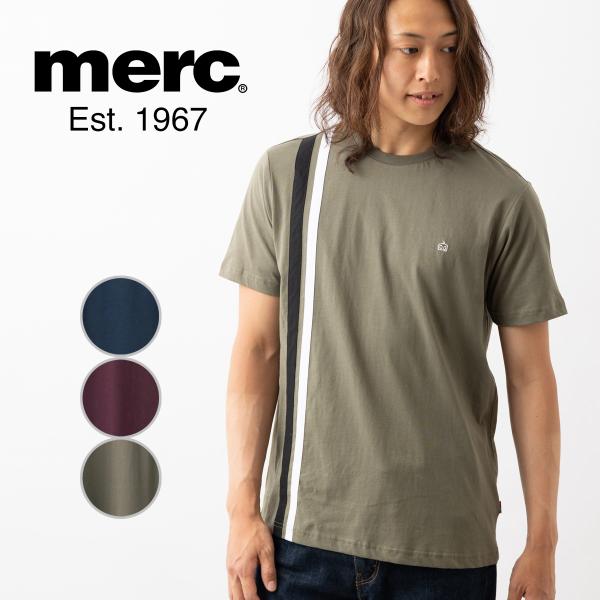MERC LONDONRACER STRIPE T-SHIRTメルクロンドンレーサーストライプTシャツ 要注目モッズブランド、Merc londonメルク ロンドンのレーサーストライプTシャツです。フロントのツインストライプが目を惹くTシャ...