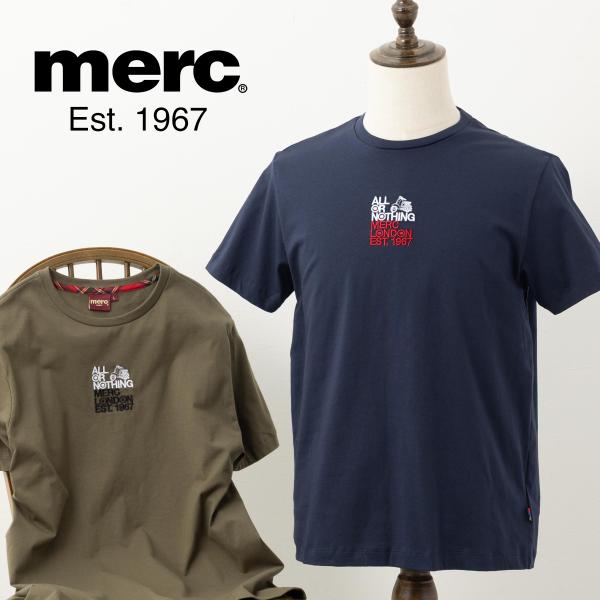 MERC LONDONROMANEMBROIDERED T-SHIRTメルクロンドンエンブロイダリーTシャツ 60年代ロンドンのモッズスピリットを感じさせるメッセージが印象的なTシャツ。シンプルなデザインで取り入れやすく、一枚でもインナーで...