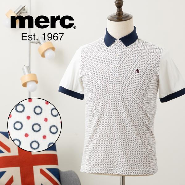 MERC LONDONDOT PRINT POLO SHIRTメルクロンドンドットプリントポロシャツ  カラーは清潔感のあるホワイトに小さなドットプリントがデザイン。カジュアルからキレイめまで合わせやすい一着。飽きがこなく長く愛用して頂ける...