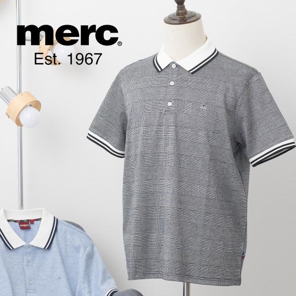 MERC LONDONERLANDPOW CHECK JACQUARDPOLO SHIRTMERC LONDONメルクロンドンのPOWチェックジャガードポロシャツです。PWE(プリンスオブウェールズ）チェックが全体にあしらわれた上品なデザイ...
